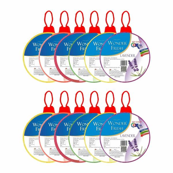 Wonder Fresh Air Freshener Flower Block, Assorted Fragrance, 60g Each ...