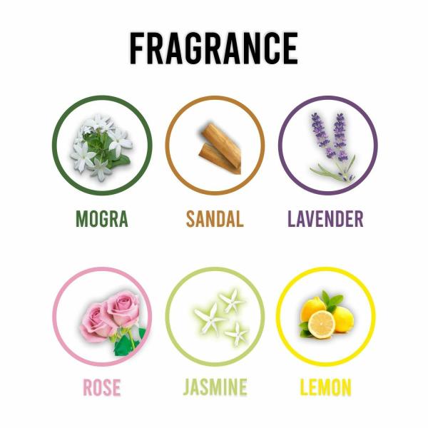Wonder Fresh Air Freshener Flower Block, Assorted Fragrance, 60g Each ...