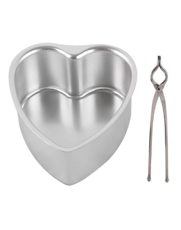 Wofier Aluminium Heart Shape Cake Mould With Stainless Steel Sandasi ...