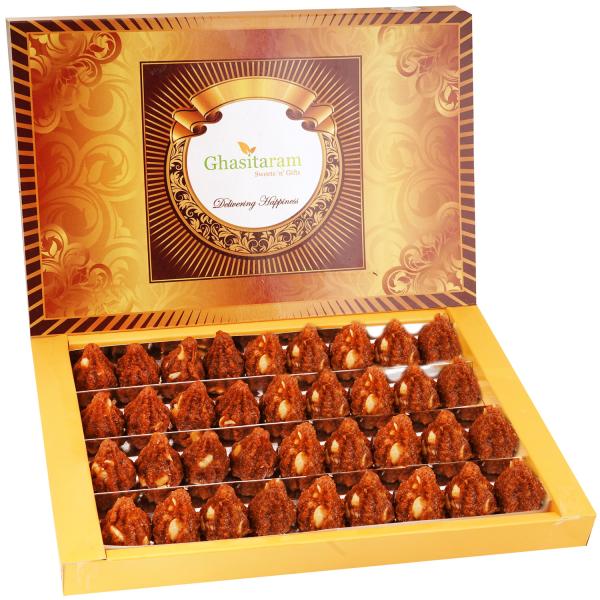 Jaiccha Ghasitaram Sweets-Dodha Barfi Modaks 800 gms - JioMart