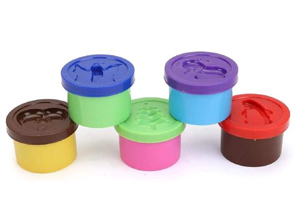 Grest5 In 1 Magic Dough Clay Set With Moulding Animal Shapes To Create ...