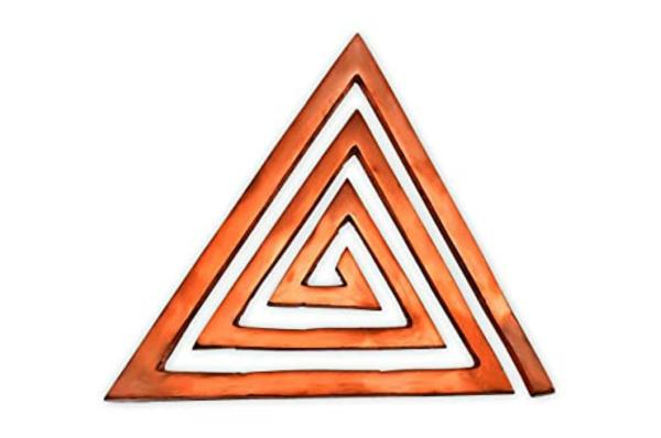 Rudra Centre Copper Helix Triangle - JioMart