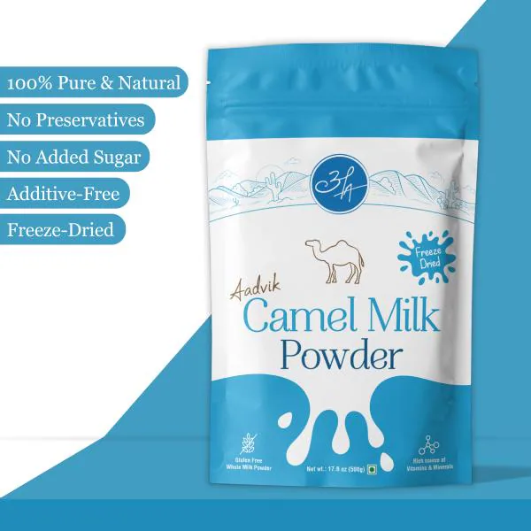Aadvik Camel Milk Powder | Freeze Dried | Pure and Natural | 500 GMS ...
