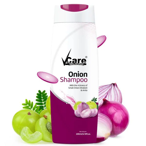 Vcare Red Onion Shampoo With Red Onion Hair Growth Oil For Hair Growth ...