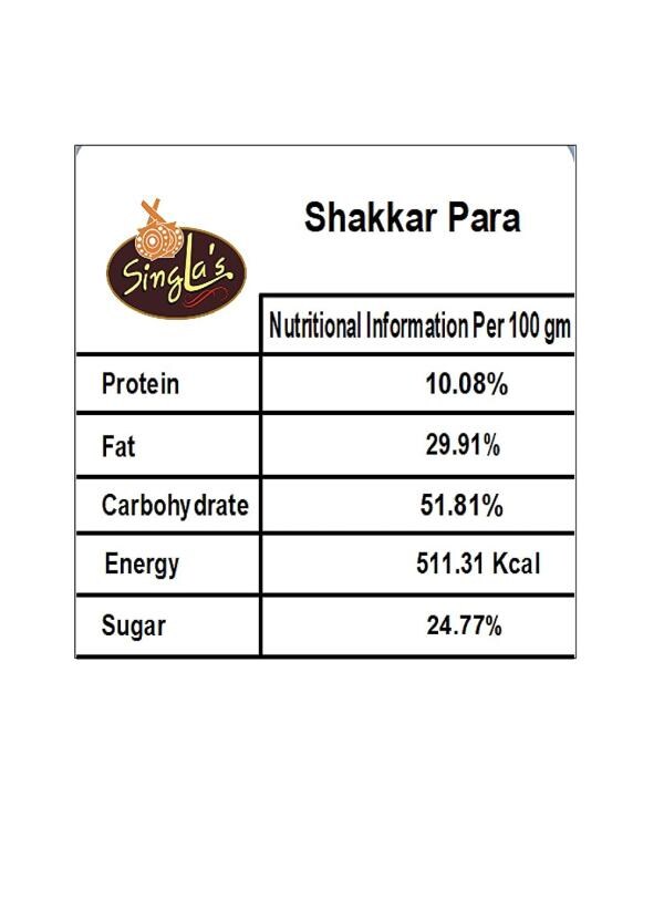Singla Shakkar Para 400G - JioMart
