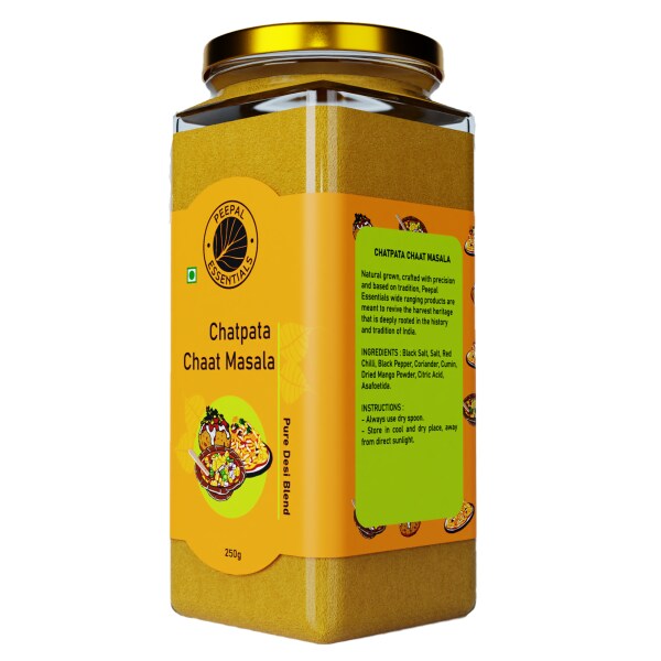 Peepal Essentials Chatpata Chaat Masala, Powdered Masala (Pack of 1 ...