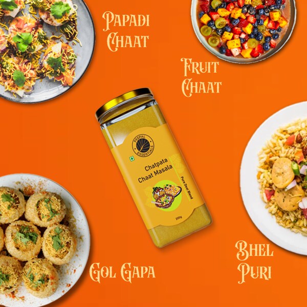Peepal Essentials Chatpata Chaat Masala, Powdered Masala (Pack of 1 ...
