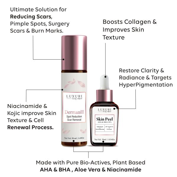LUXURI | Deep Scar & Pigmentation Even Skin Regime - JioMart