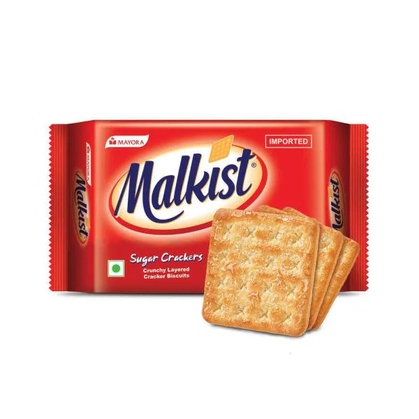Malkist Sugar Flavoured Cracker Biscuits (family pack) - 150g (Pack of ...