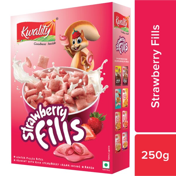 Kwality Strawberry Fills 250g Box - JioMart