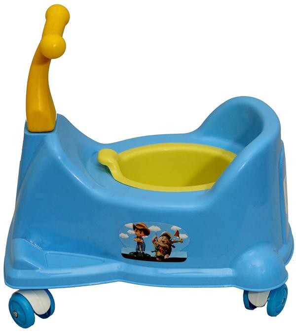 Goyal's Scooter Style Baby Potty Seat Cum Rider with Wheel and ...
