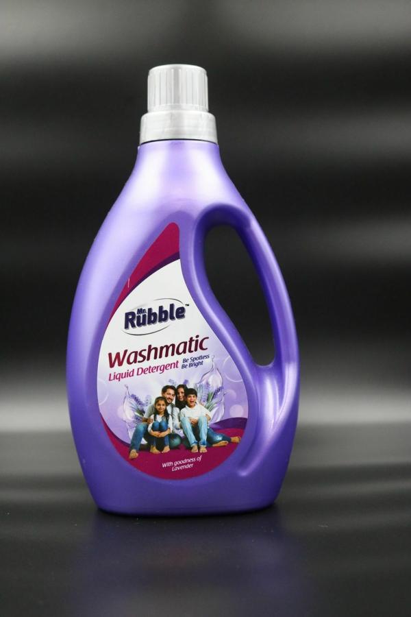 Mr Rubble Washmatic Liquid Detergent 1 Liter |Pack of 2(500ml*2) - JioMart