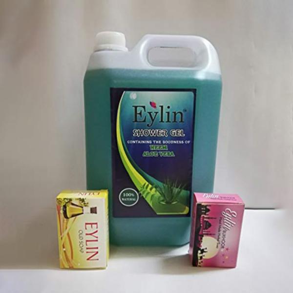Eylin Herbal Shower Gel with OMG Perfumed 5 Liter & 2 Exotic 100gm ...