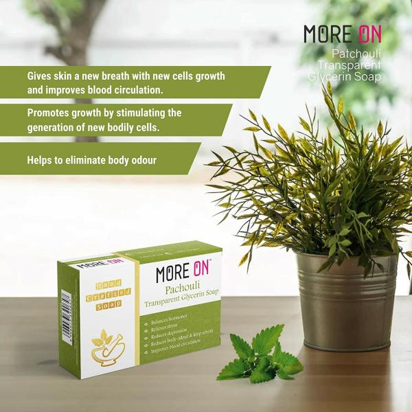 More On Ayurvedic Patchouli Transparent Glycerin Soap with Goodness Of ...