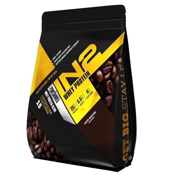 IN2 Whey Protein Powder 500 Gms Cafe Mocha X Pack Of 1 - JioMart