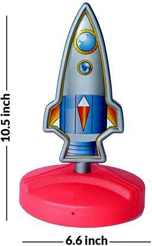 MIMY Space Ship Design Stacking Ring Jumbo Stack Up Toy Ring Throw Game ...