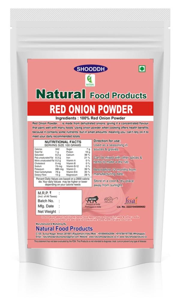 SHOODDH RED ONION POWDER FOR COOKING 500GM + 500GM - JioMart