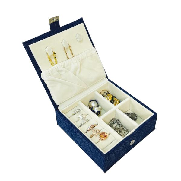 La Trove Quirky Portable Jewellery Storage Box with Pocket Organizer ...