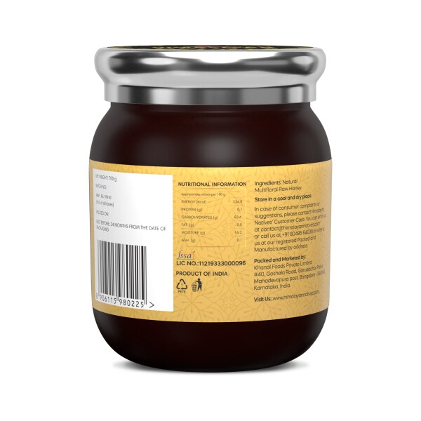 Himalayan Natives Multifloral raw honey - 700G - JioMart