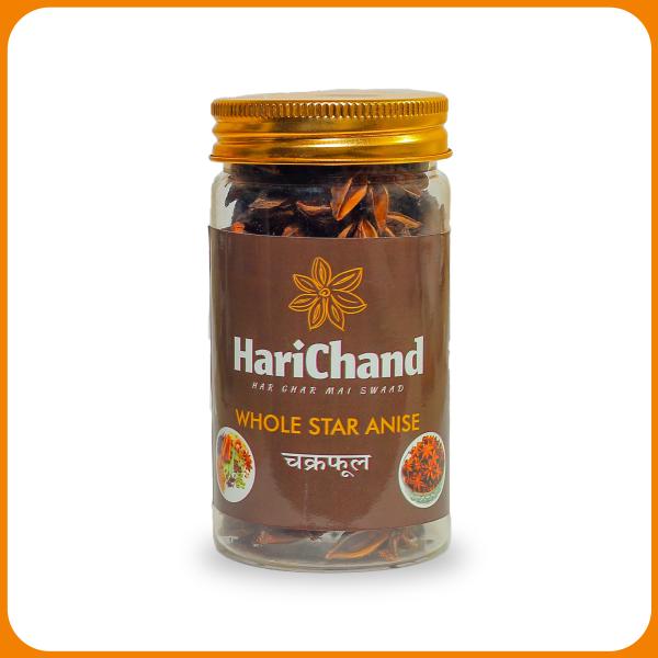 Elegant casa HariChand Star Anise Pure Veg whole Spice 100 G Pack of 3 ...