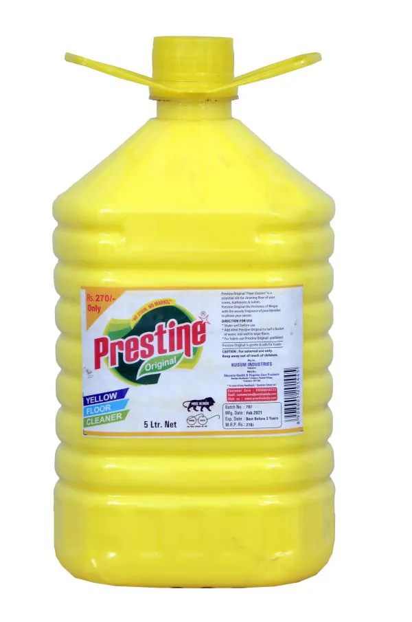 PRESTINE YELLOW FLOOR CLEANER 5 LT PACK - JioMart