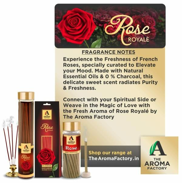 The Aroma Factory Combo of Loban, Rose, Gugal Dhoop Batti Sticks (3 Jar ...