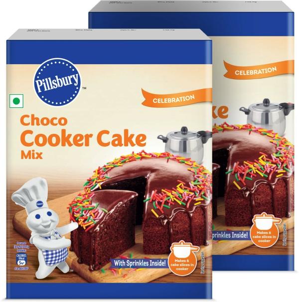 Pillsbury Choco Cooker Cake Mix, (Pack of 2- 159 Gm Each) - JioMart