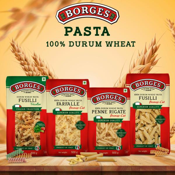 Borges Fusilli Pasta 500g (Pack of 3) - JioMart