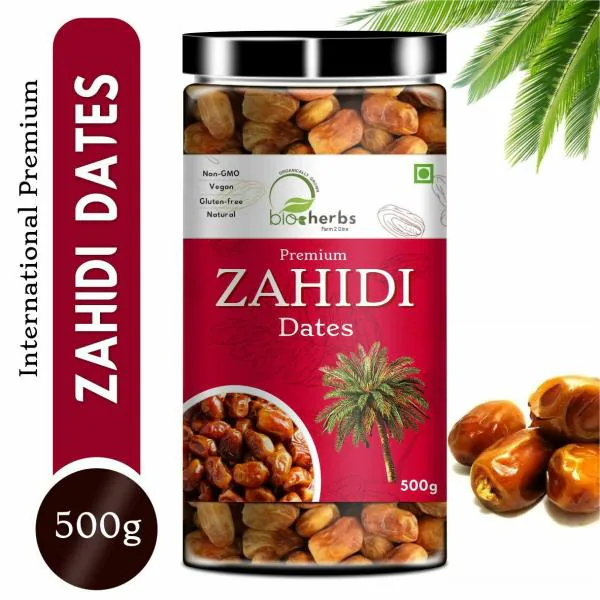 Bioherbs 100% Natural Premium Zahidi Dates for Weight Management (Rich ...