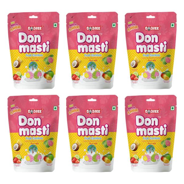 Dobiee Don Masti Fruity And Tasty Double Flavoured Candy - 50 Pcs (Pack ...