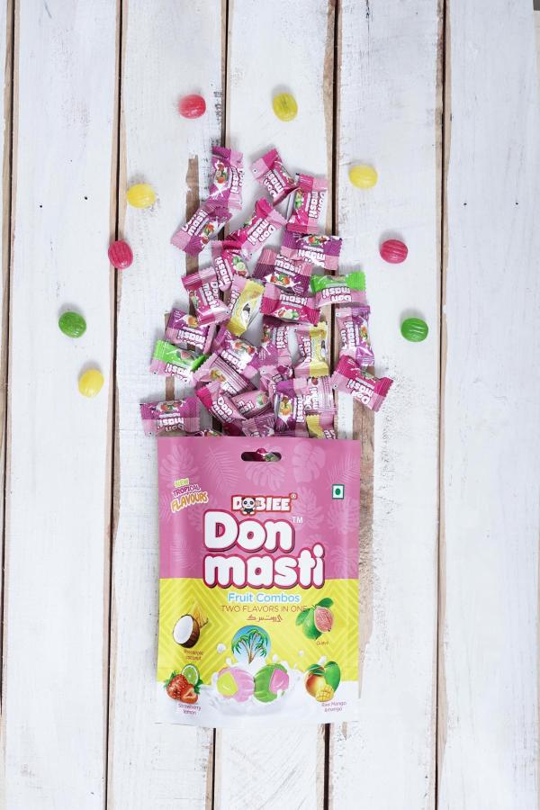 Dobiee Don Masti Fruity And Tasty Double Flavoured Candy - 50 Pcs (Pack Of 6) - JioMart