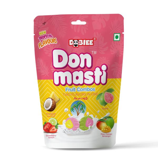 Dobiee Don Masti Fruity And Tasty Double Flavoured Candy - 50 Pcs (Pack ...