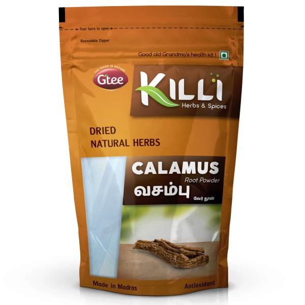 KILLI Vasambu | Acorus calamus | Vacha | Vach | Vasa Root Powder, 100g ...