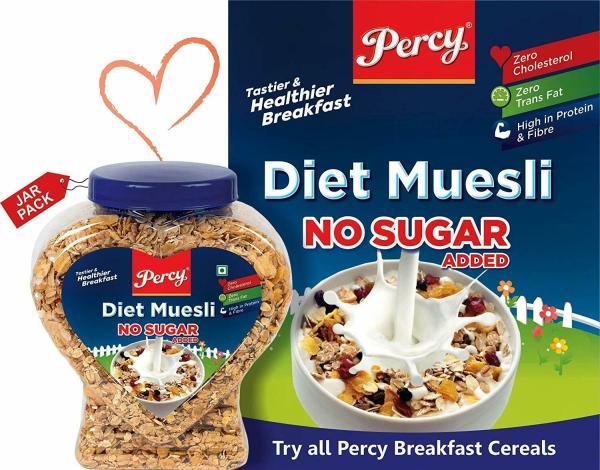 Percy Healthy Protein Breakfast [Fruit Rings and Diet Muesli -Zero ...