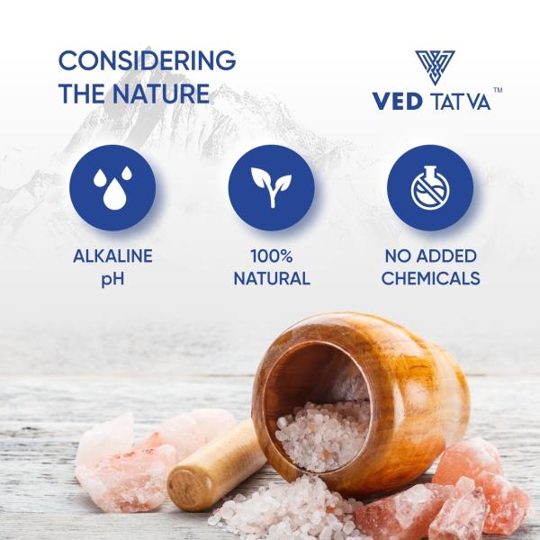 VED TATVA Himalayan Pink Rock Salt - Sendha Namak 1 kg Pack of 10 - JioMart