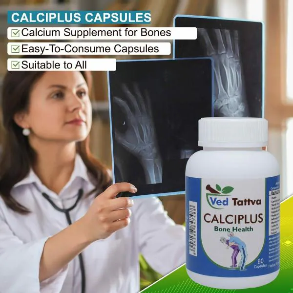 VED TATTVA CALCIPLUS 60 Capsules for Bone and Joint Care - JioMart