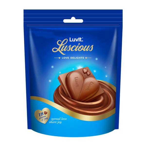 LuvIt Luscious Love Delights - Heart Shaped Chocolate Bars| A Gift of ...