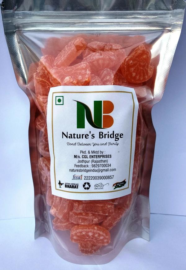 Nature's Bridge Orange Candy I Sweet and Juicy Santra Goli I Narangi ...