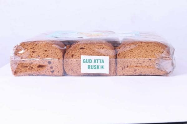 Vasu'G Gur Atta Rusk | Pure Handmade Jaggery Atta Rusk | 400gm | 100% ...