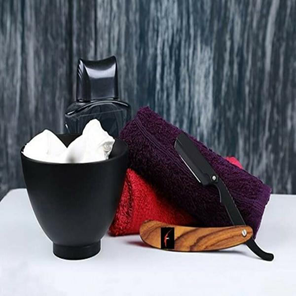 GNS Professional Barber Straight Edge Safety Razor with Free 10 blades ...