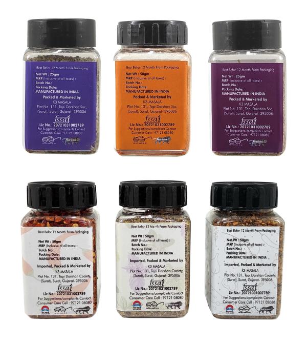 K3 Masala Basil ,Rose Mary and Maxican Seasoning,oregano,Pizza Spice ...