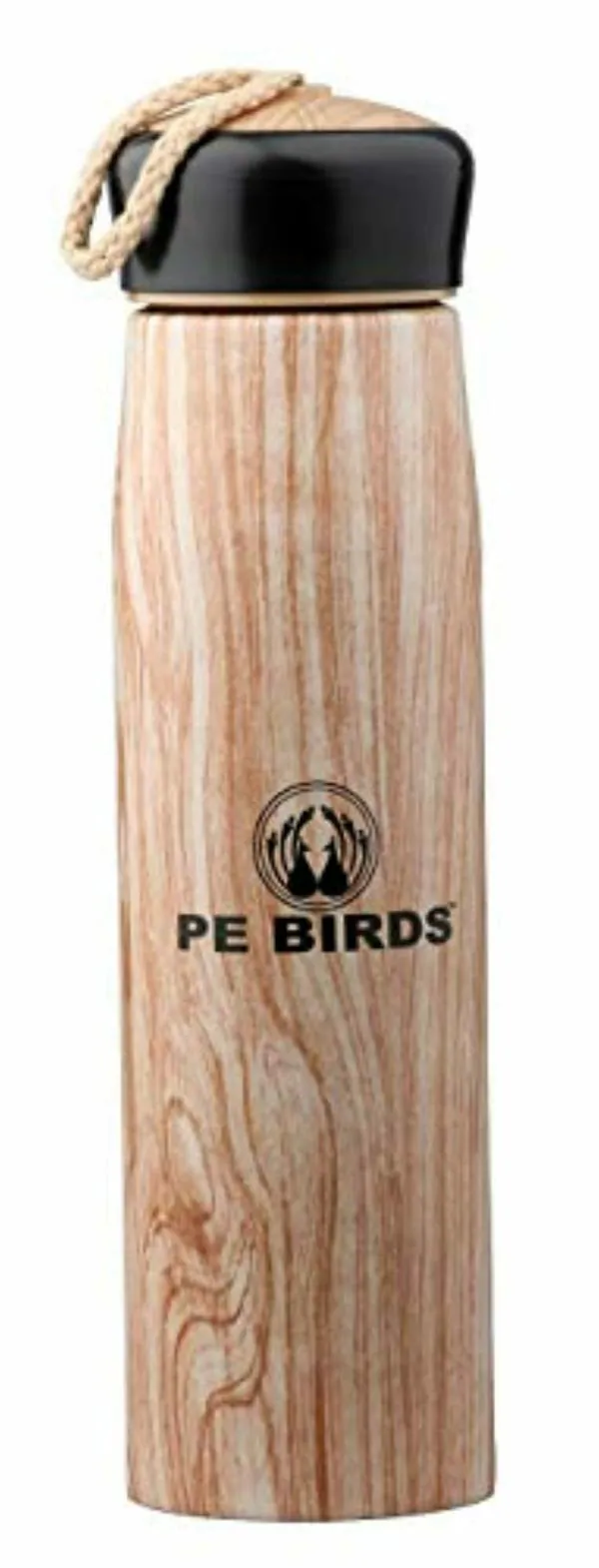 PE BIRDS Stylish Beige Stainless Steel Vaccum Flask 350 ml - JioMart