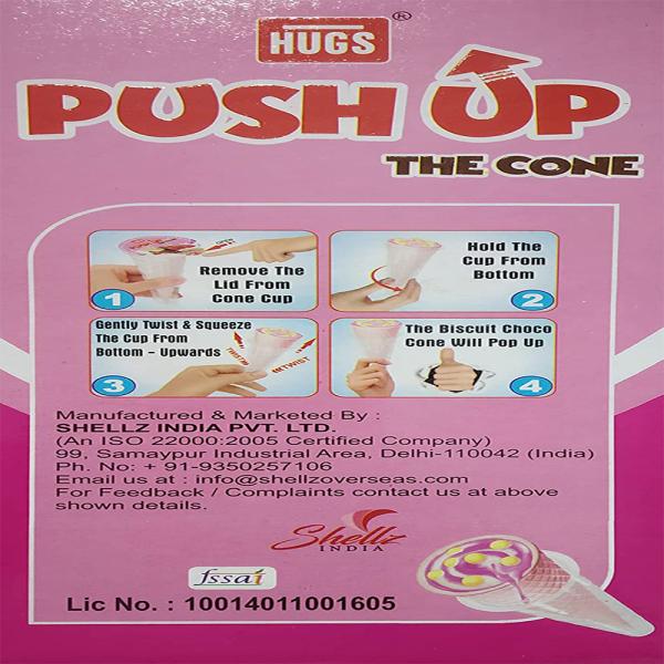 Hugs Push up the Cone Strawberry- Delicious Strawberry, Milk Cream and ...