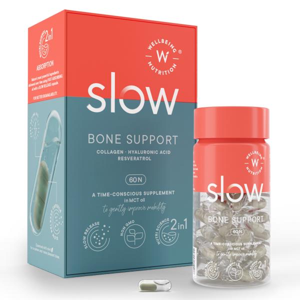 Wellbeing Nutrition Slow | Bone & Joint Support (60 Capsules) - JioMart