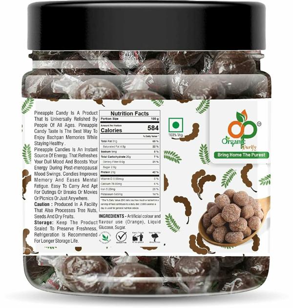 Organic Purify Imli Candy, Khatti, Methi Imli, Tamarind Twist Candy ...