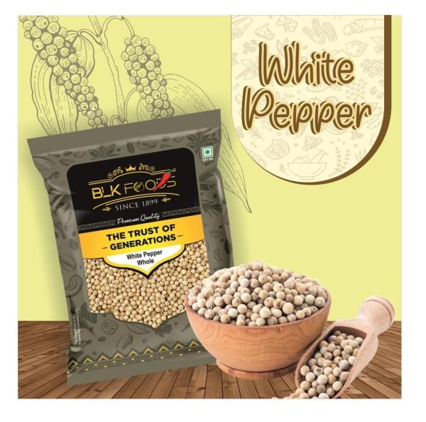 BLK Foods Daily White Pepper Whole (safed Mirch Sabut) 4000g (10 X 400g) - JioMart
