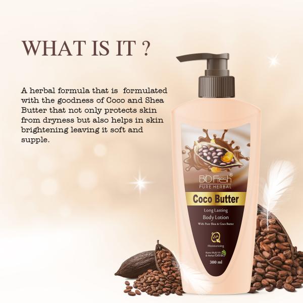 BioFresh Herbal Coco Butter Body Lotion for Men & Women moisturizer for ...