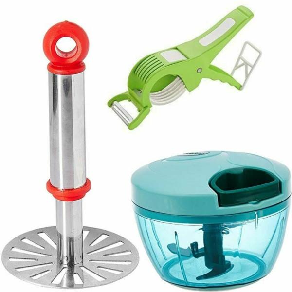 ODD M EVEN Quick Handy Chopper, Cutter, Peeler and Masher Kitchen Tool ...
