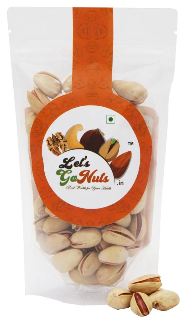 Let's Gonuts Salted Pistachios Inshell 125g | Pista Nut | Dry Fruits ...