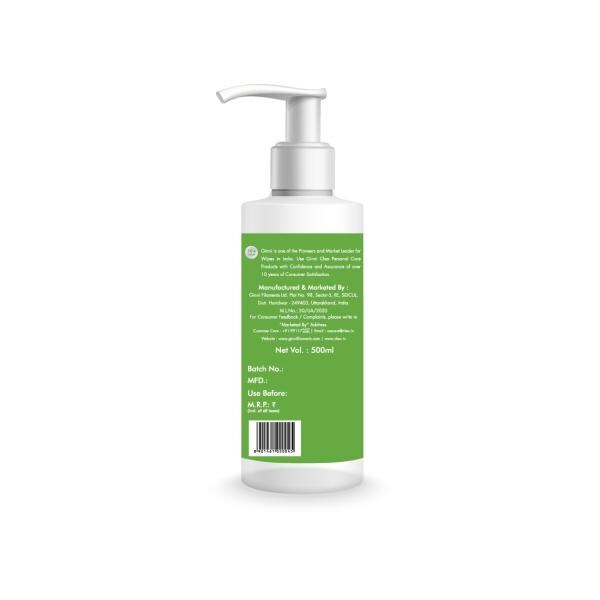 Clea Neem & Lemon Hand Sanitizer Gel Bottle (500 ml) - JioMart
